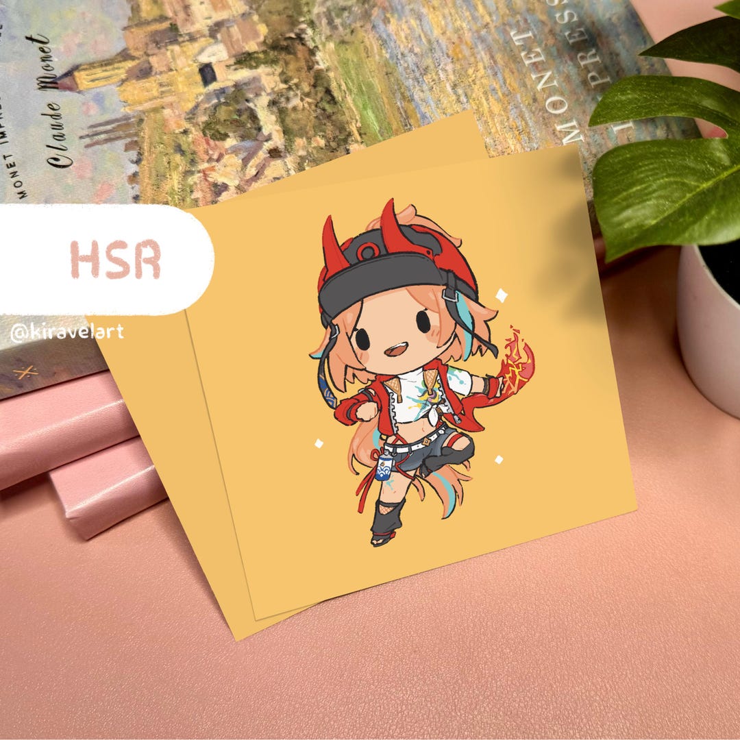 Rappa HSR Art Print Video Game Art Print Video Game Decor Anime Art ...