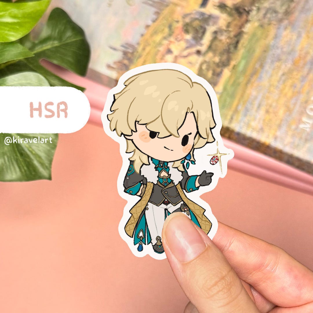 Cute HSR Sticker | Aventurine Sticker Honkai Star Rail Sticker Cute ...