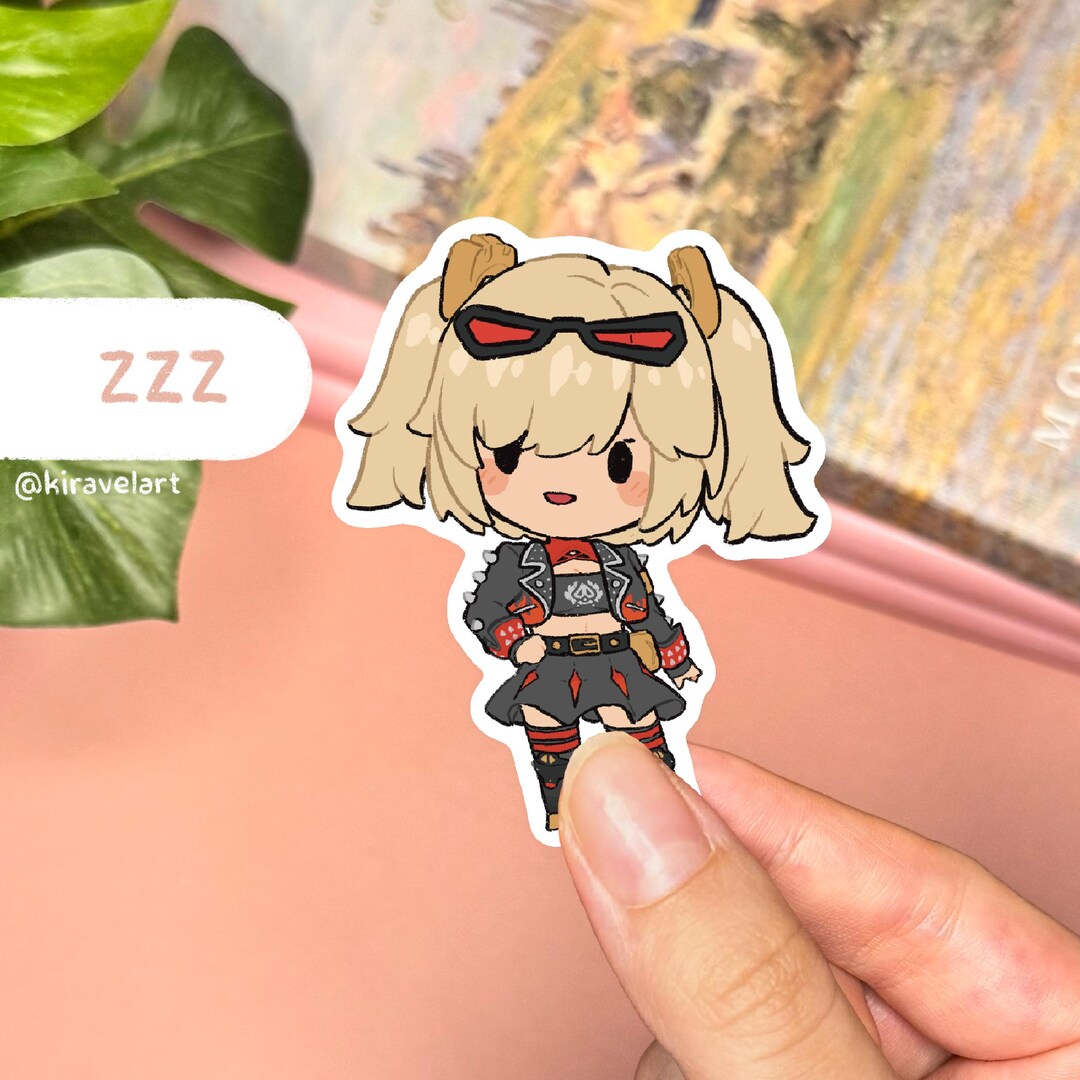 Cute ZZZ Sticker | Burnice ZZZ Sticker Zenless Sticker Cute Stickers ...