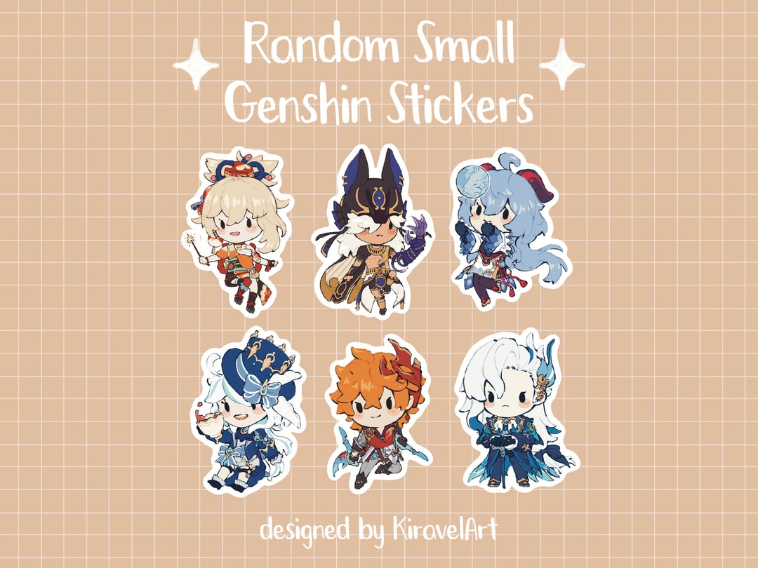 Cute Genshin Sticker Pack Genshin Impact Sticker Cute Stickers ...