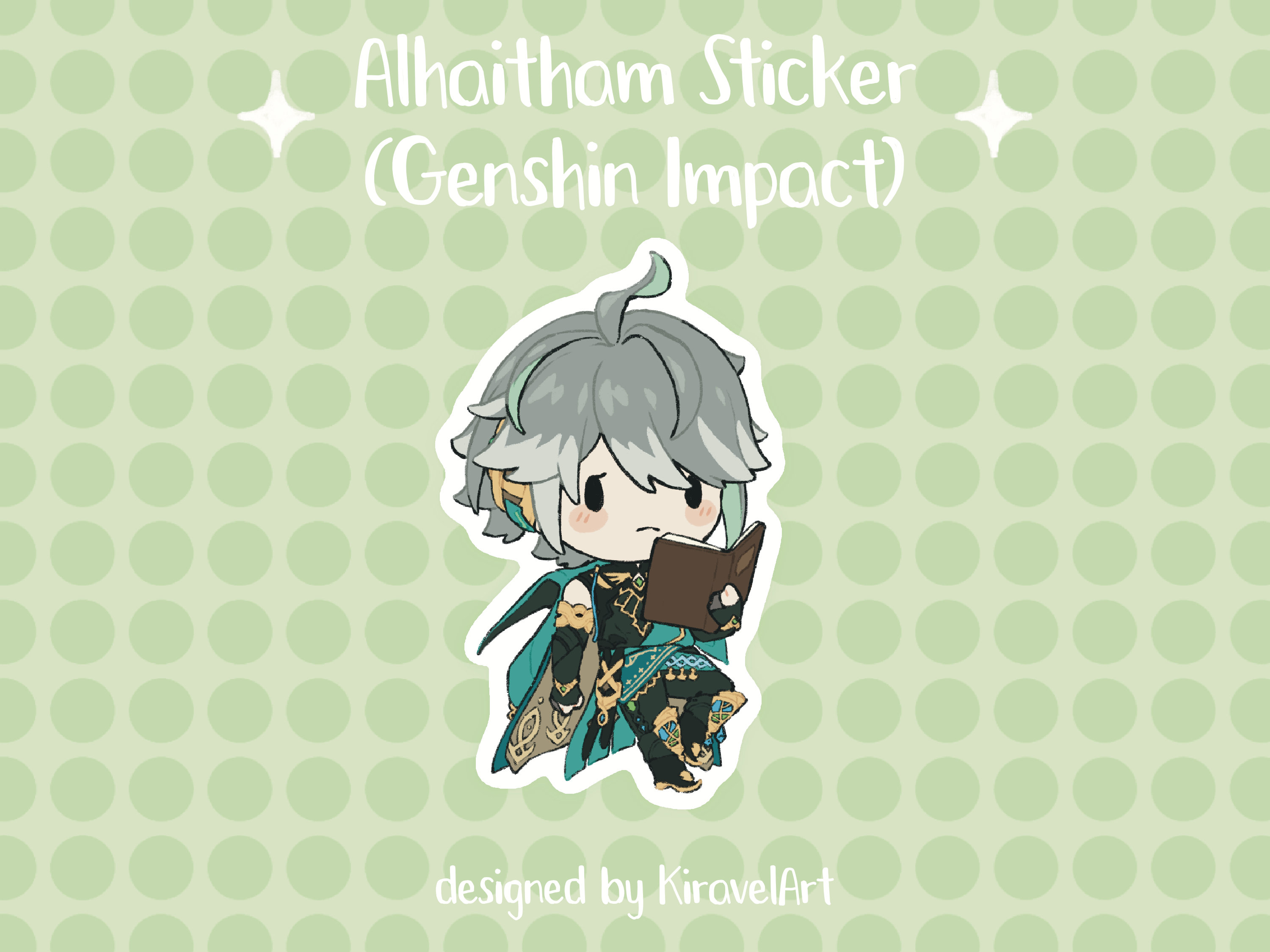 Cute Genshin Sticker Alhaitham Sticker Genshin Impact Sticker Cute ...