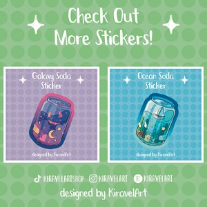 Cute Sticker Holographic Pond Aesthetic Sticker Sticker Kawaii Stickers ...