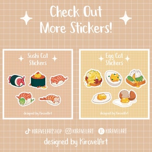 Coffee Cup Cat Sticker Set Cute Cat Sticker Waterproof Durable Stickers ...