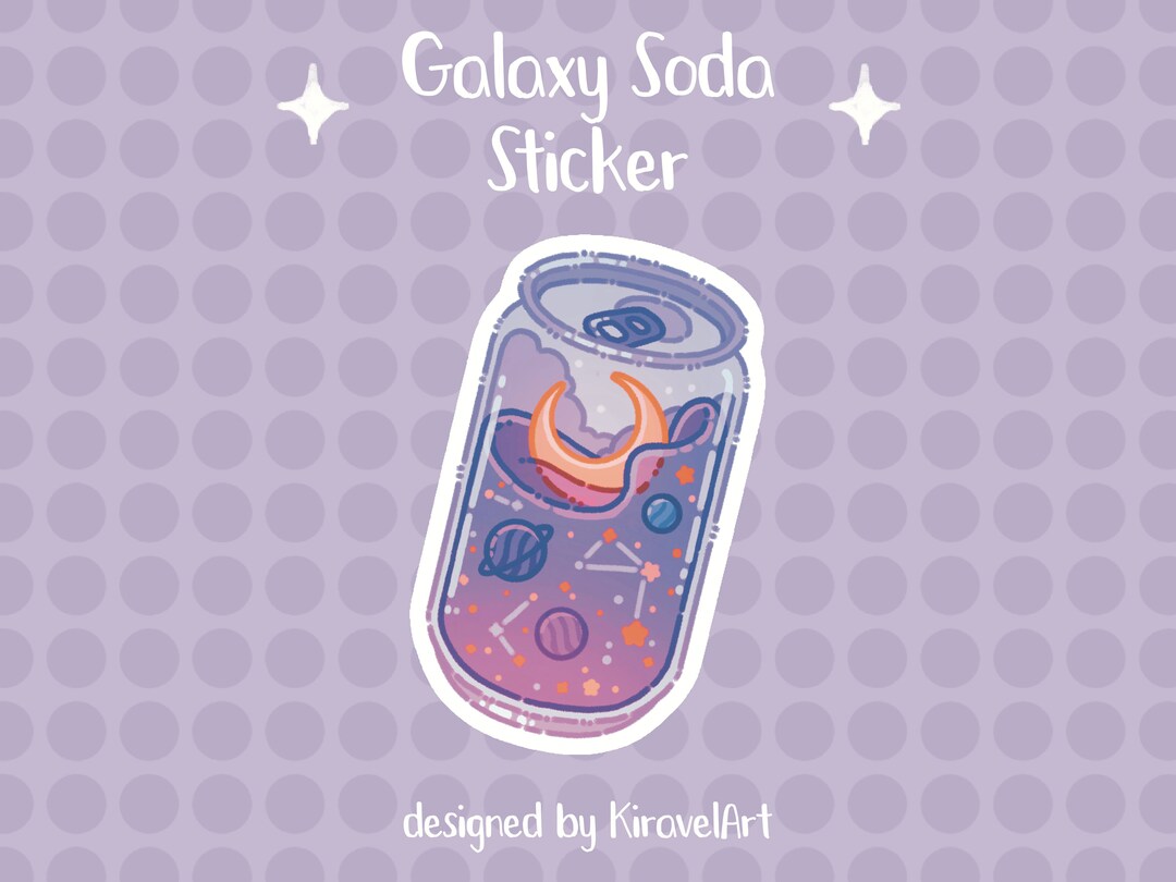 Cute Sticker Holographic Space Aesthetic Sticker Sticker - Etsy