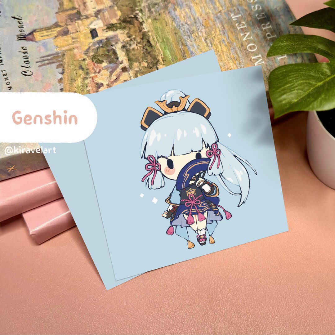 Ayaka Genshin Art Print | Decor Wall Art Print Ayaka Print Decor Video ...