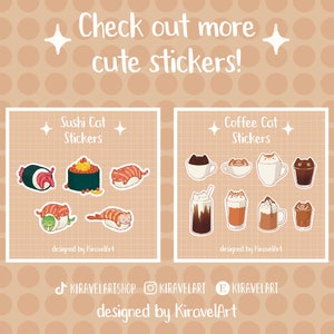 Cute Cat Sticker Taco Cat Sticker Kawaii Sticker Cute Sticker Vinyl ...