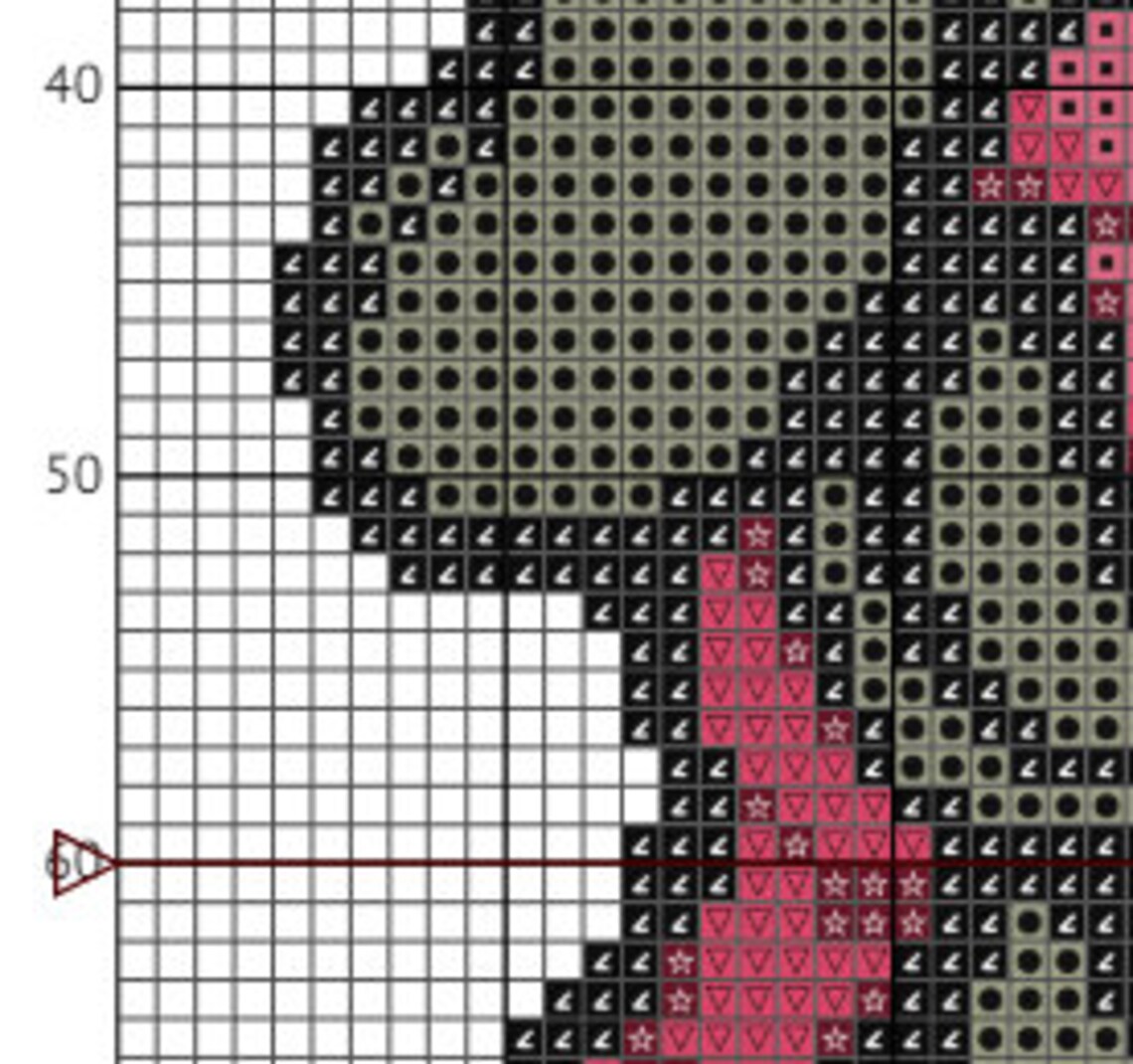 Grateful Worms Cross Stitch, Punk Cross Stitch, Jacket Cross Stitch ...