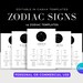 Zodiac Signs Canva Template // Astrology Templates // Astrology ...