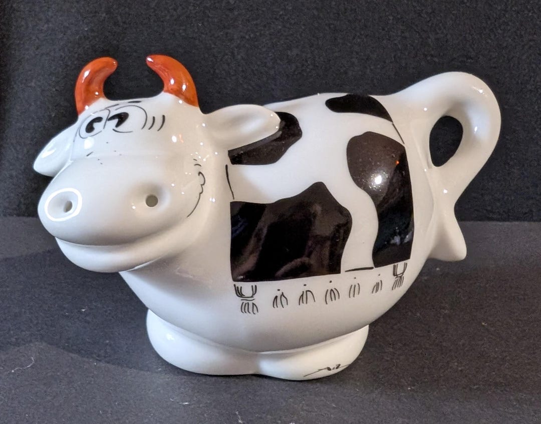 Goebel, Adam & Goat, Salt Shaker / Pepper Shaker, Cow - Etsy
