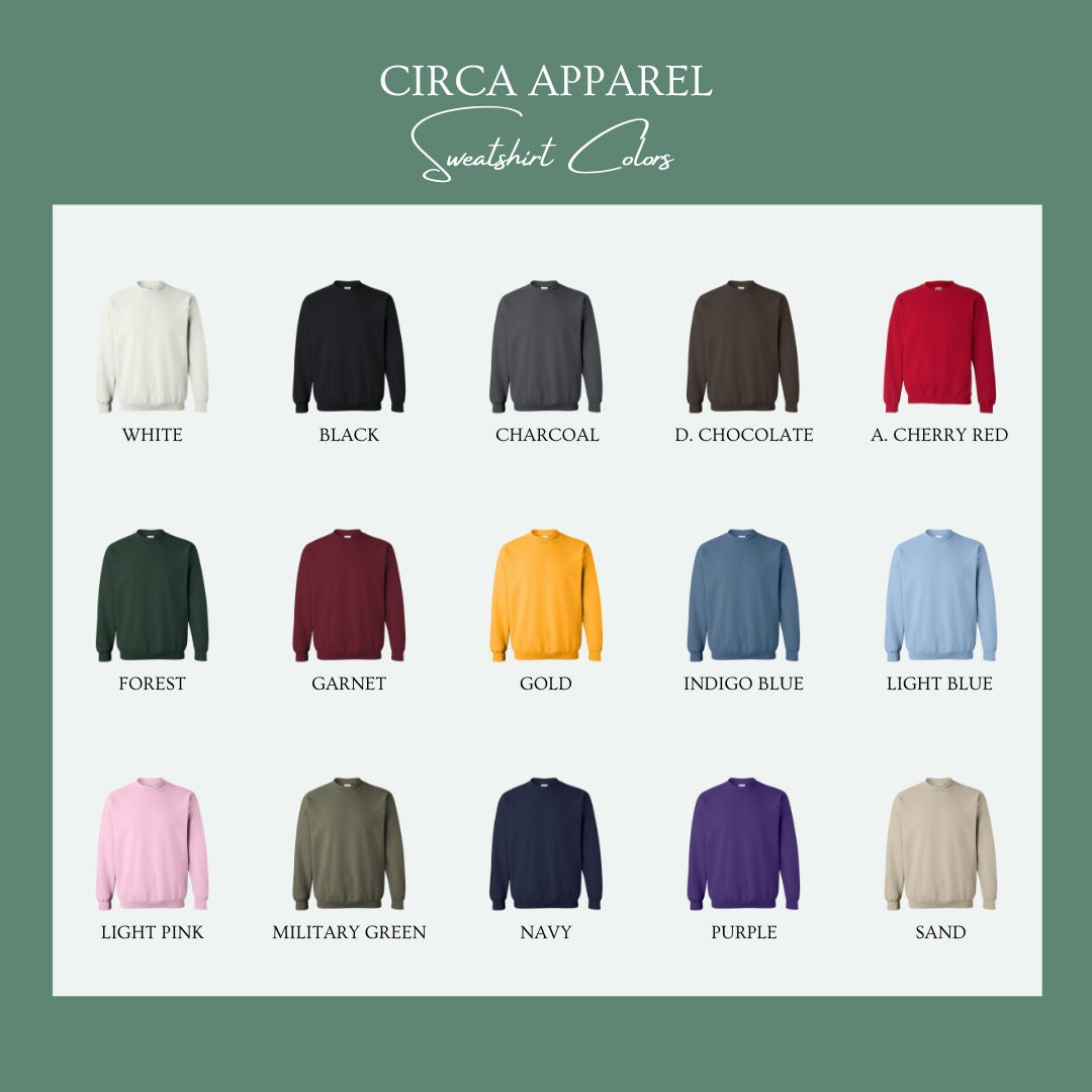 Custom Embroidered Crewneck Sweatshirt Personalize Your Own Sweatshirt ...