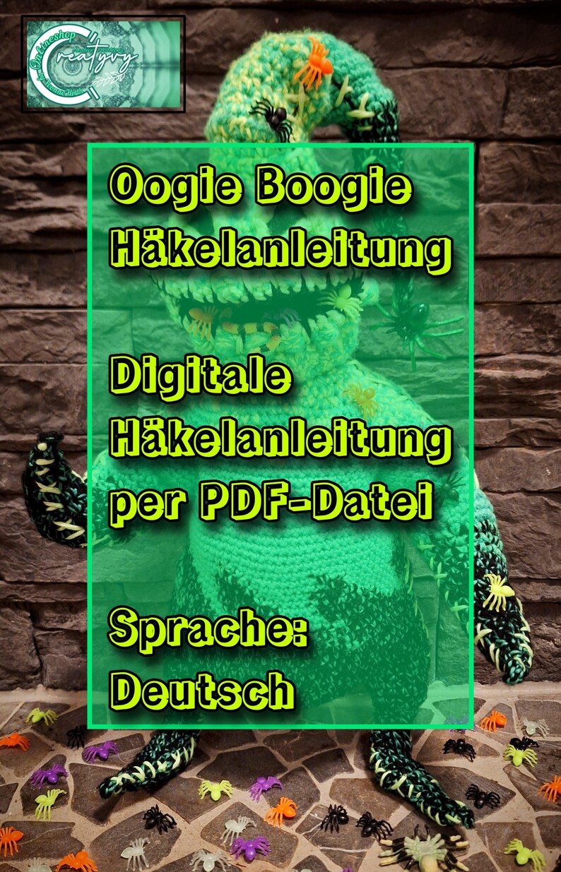 Oogie Boogie Gradient Crochet Pattern German Digital Download PDF File ...