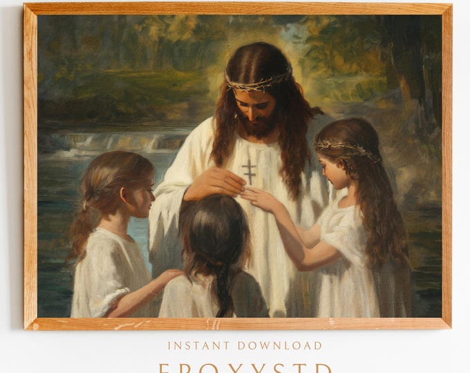 Christ Blessing the Little Child Carl Bloch Jesus Christ Blessing ...