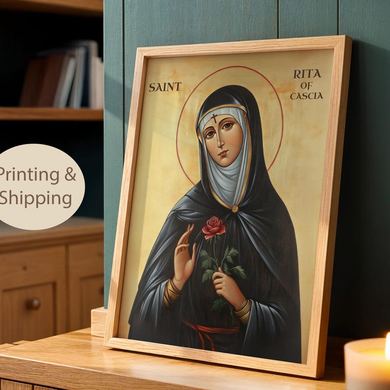 Catholic Artwork Icons - Etsy UK