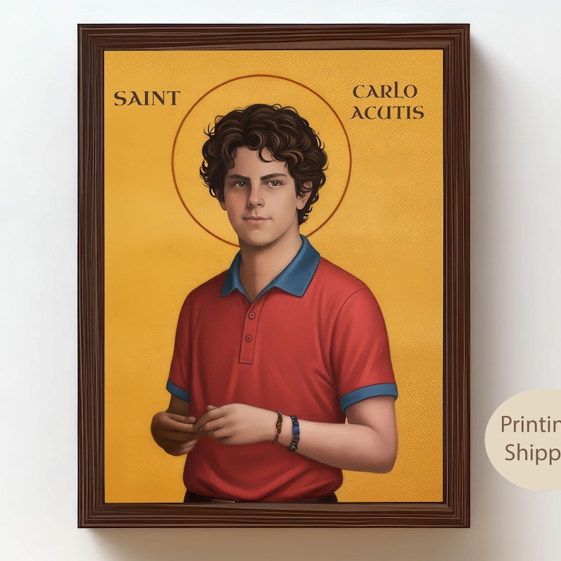 St Carlo Acutis Artwork - Etsy