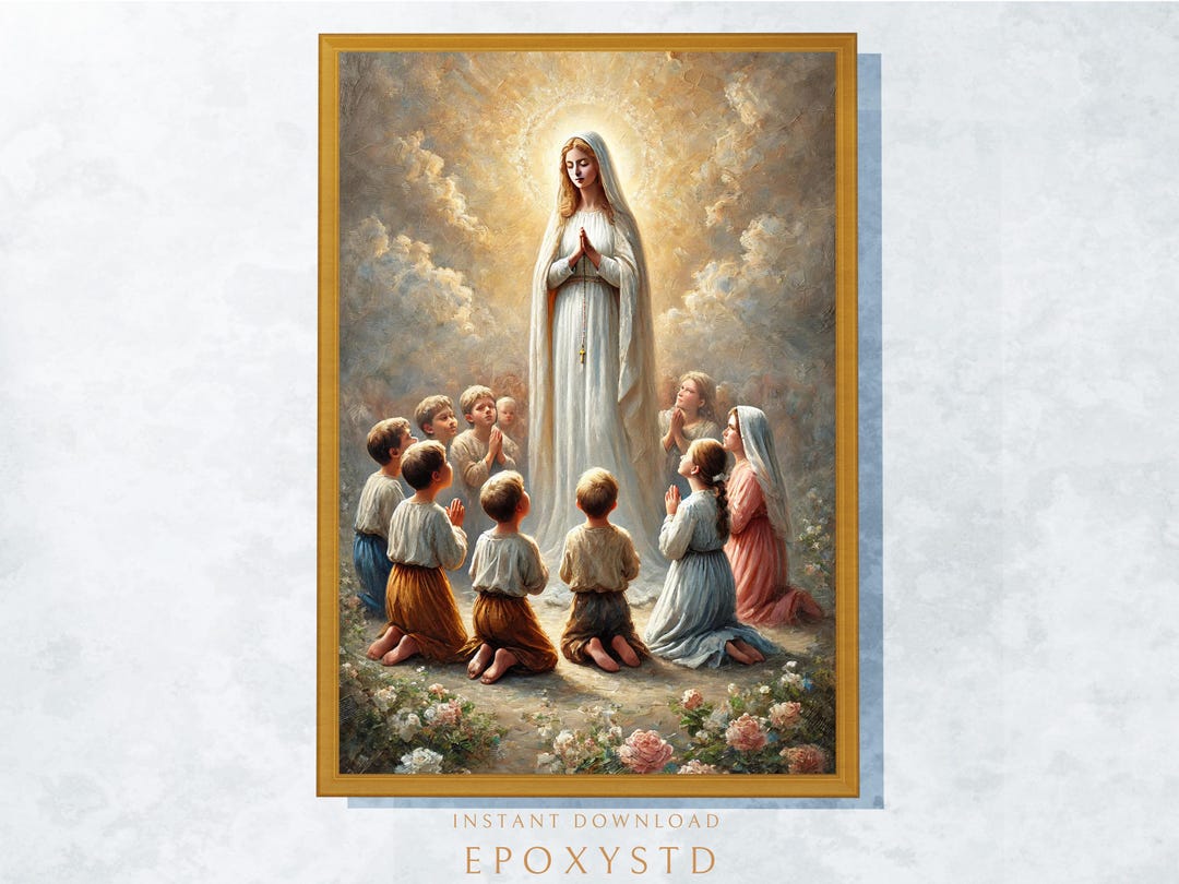 Holy Apparition of Mary, Faith and Devotion, Christian Wall Art ...