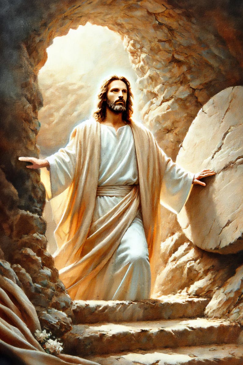 The Resurrection of Christ From the Empty Tomb, Resurrection, Portrait ...