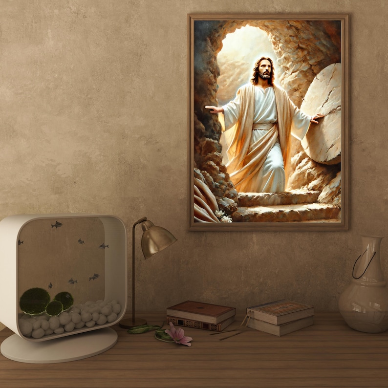 The Resurrection of Christ From the Empty Tomb, Resurrection, Portrait ...