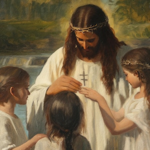 Jesus Blessing, Jesus and Children, Christian Art, Holy Icons, Jesus ...