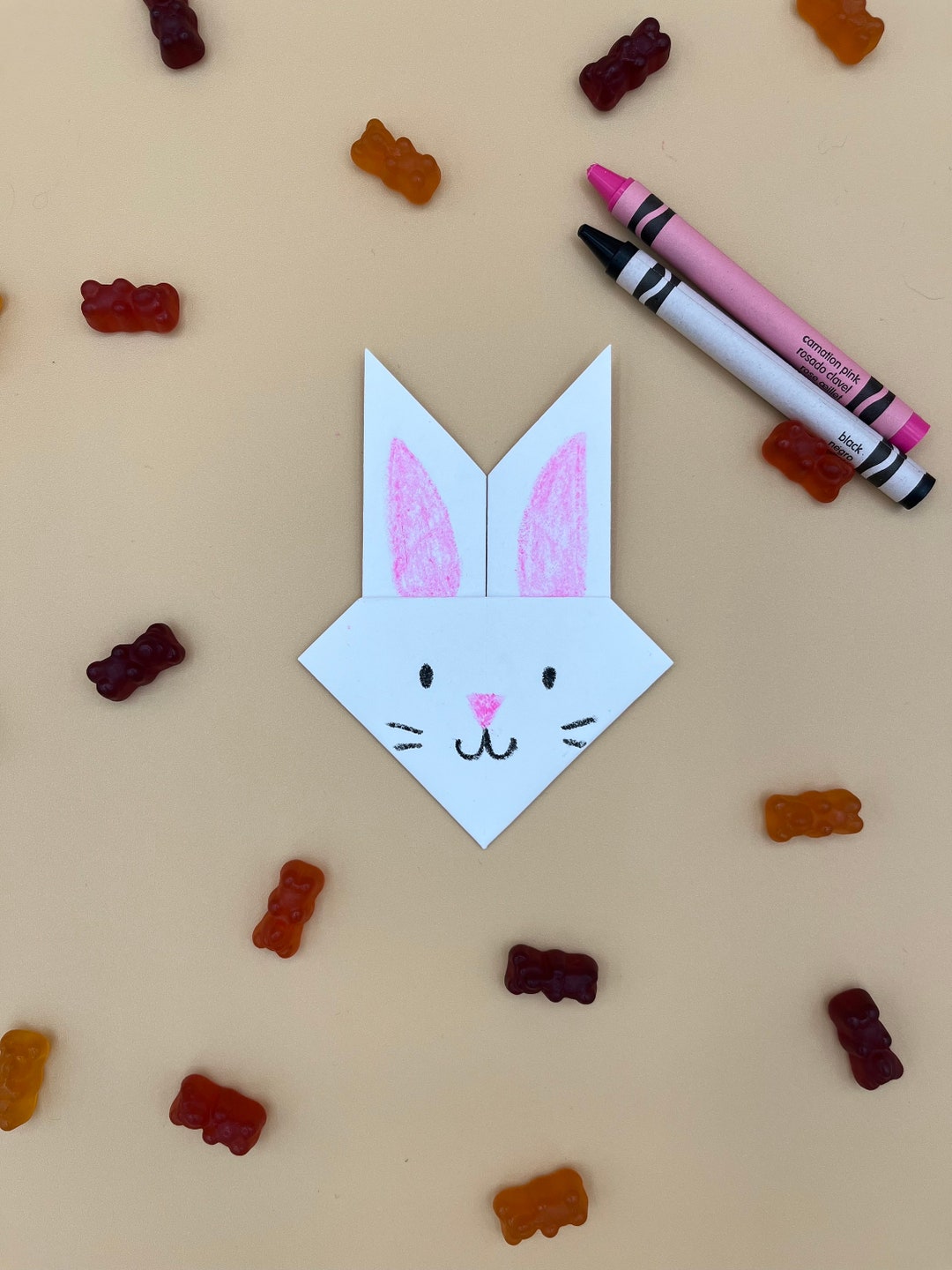 Easy Digital Origami Bunny Template PDF - Etsy