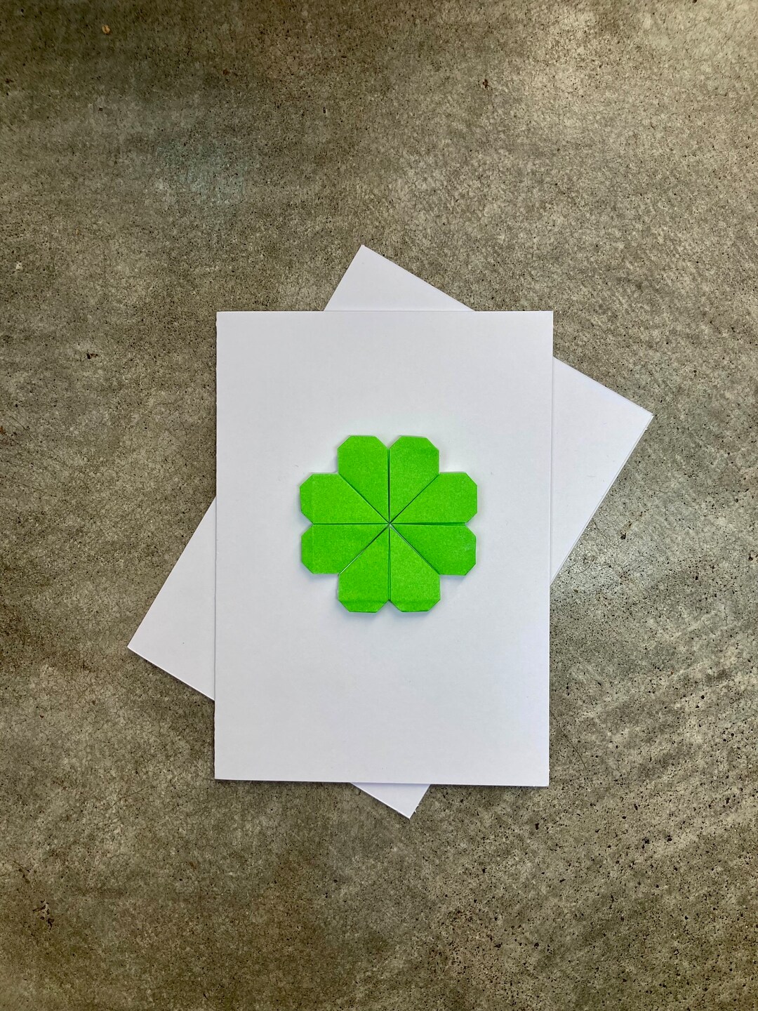 Origami Clover Card Craft Kit - Etsy