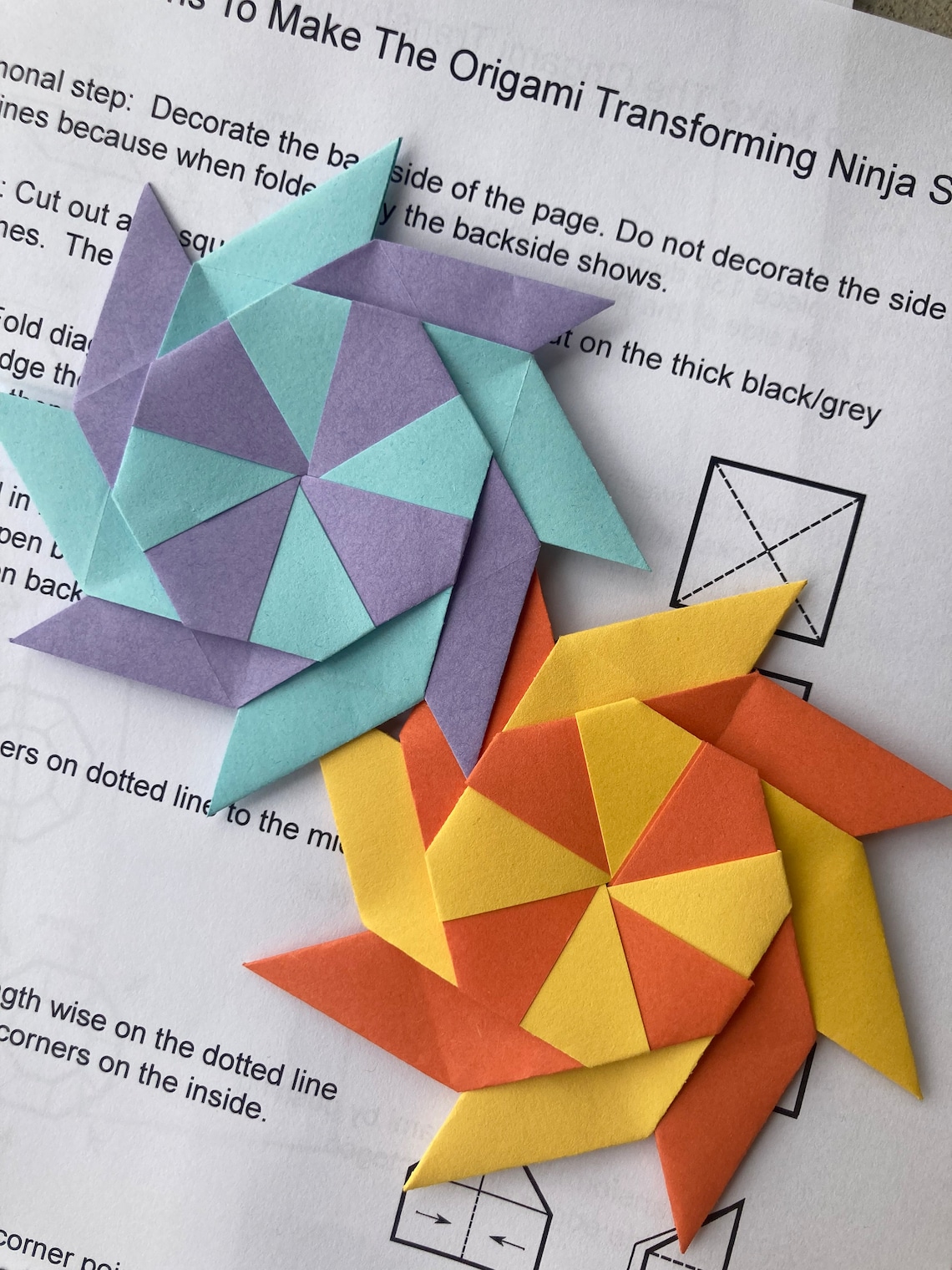 Origami Ninja Star Craft Kit - Etsy
