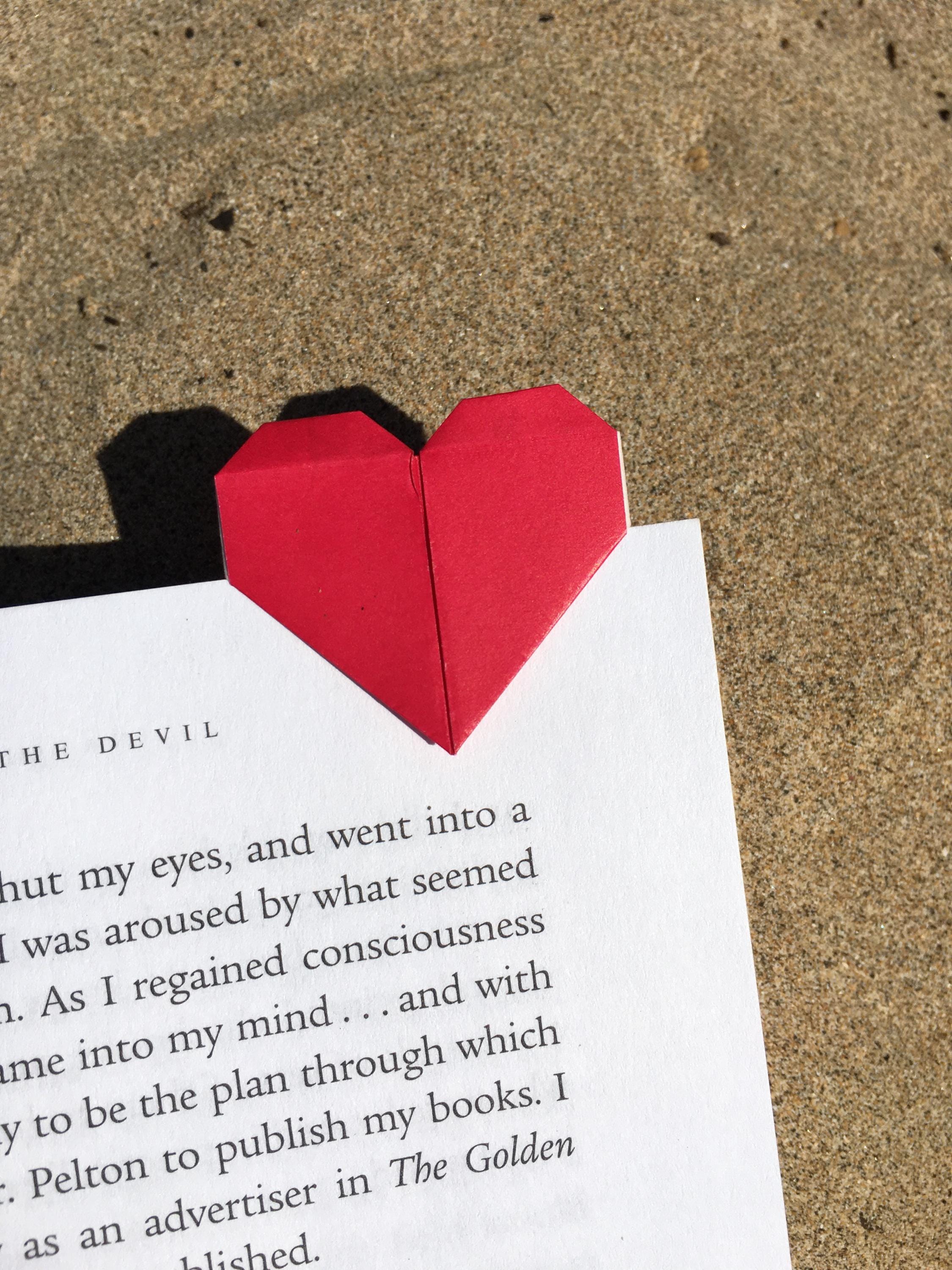 Heart Bookmark Template - Digital Pdf - Etsy