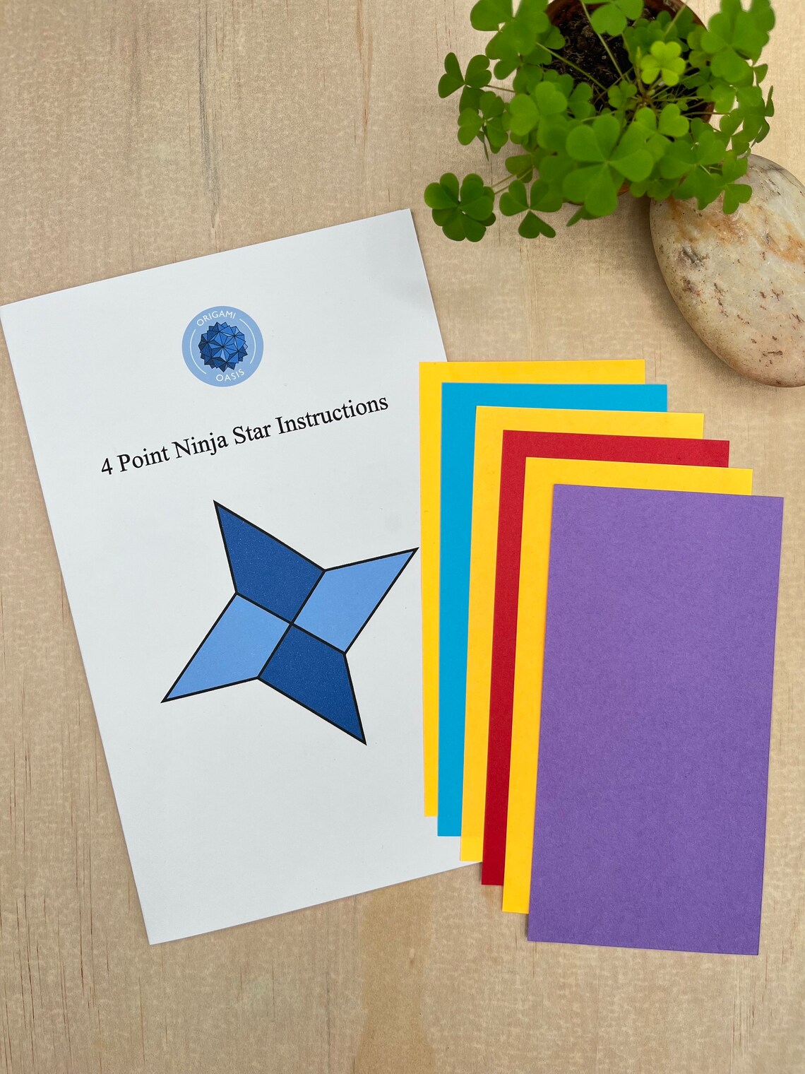 Origami 4 Point Ninja Star Craft Kit - Etsy