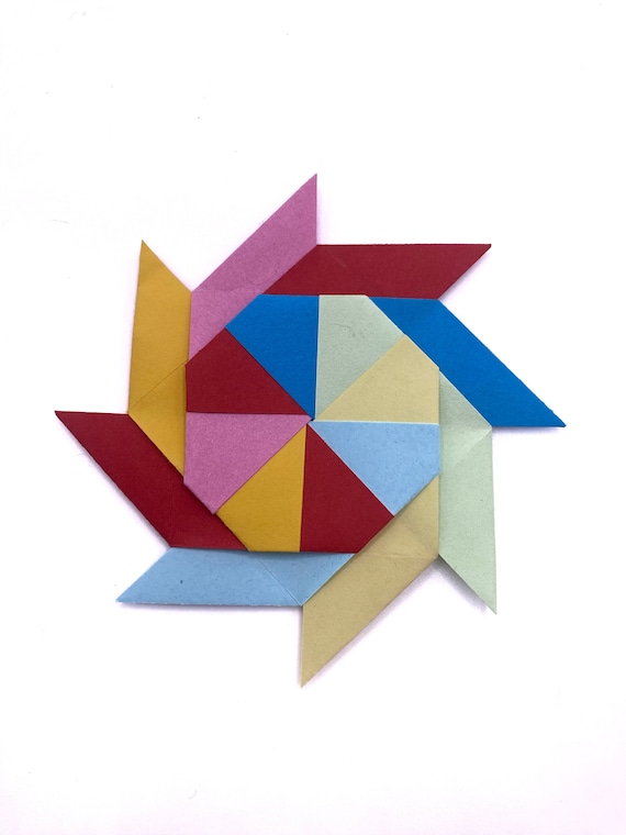 How To Make Origami Ninja Star 8 Point