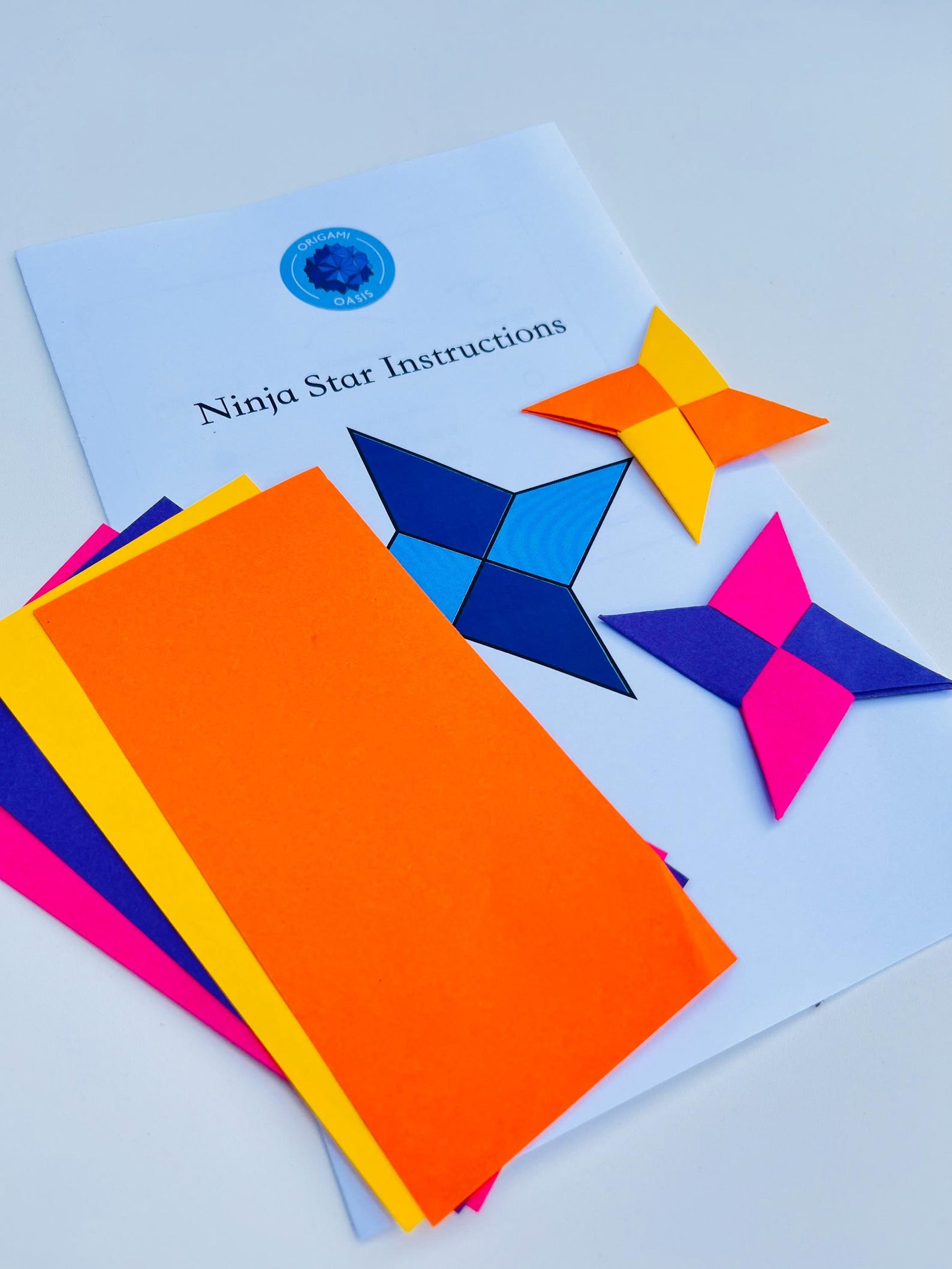 Origami 4 Point Ninja Star Craft Kit - Etsy