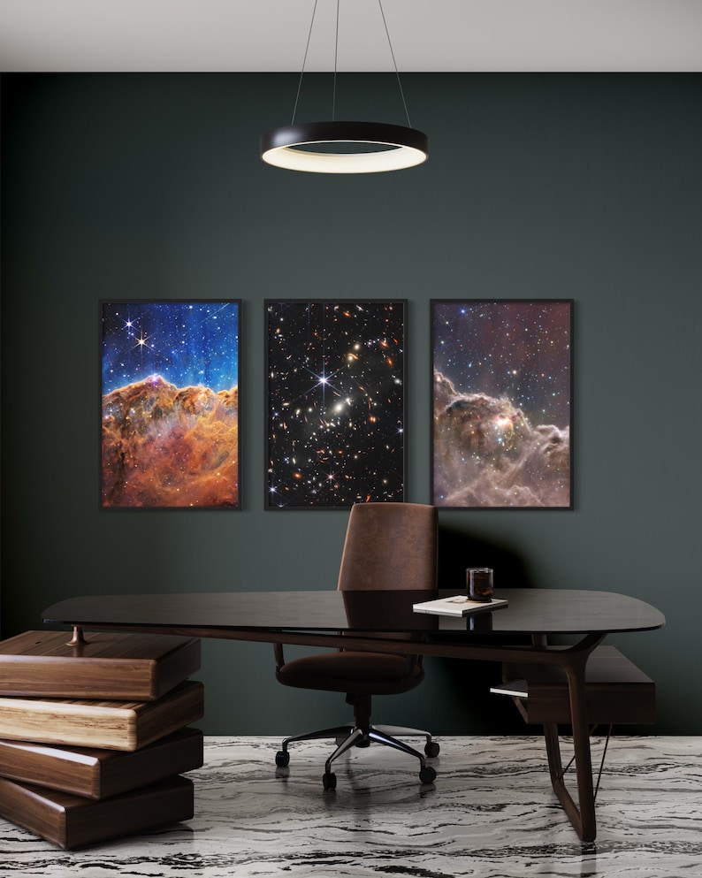 James Webb Set of 3 Printable Posters, NASA Space Telescope Images ...