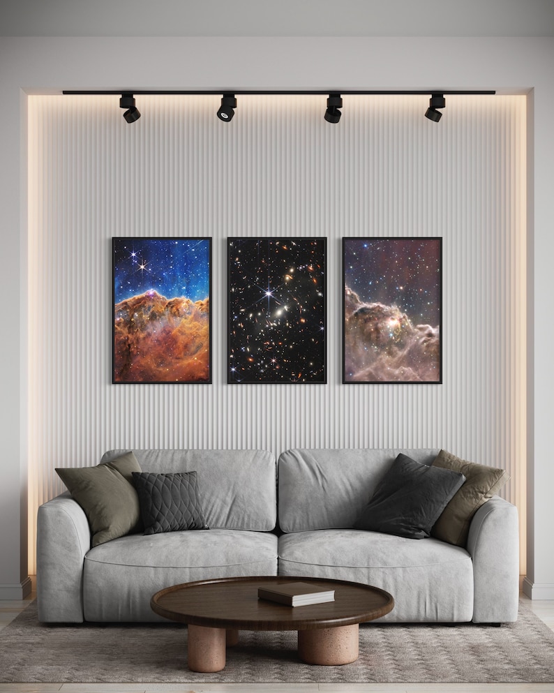 James Webb Set of 3 Printable Posters, NASA Space Telescope Images ...