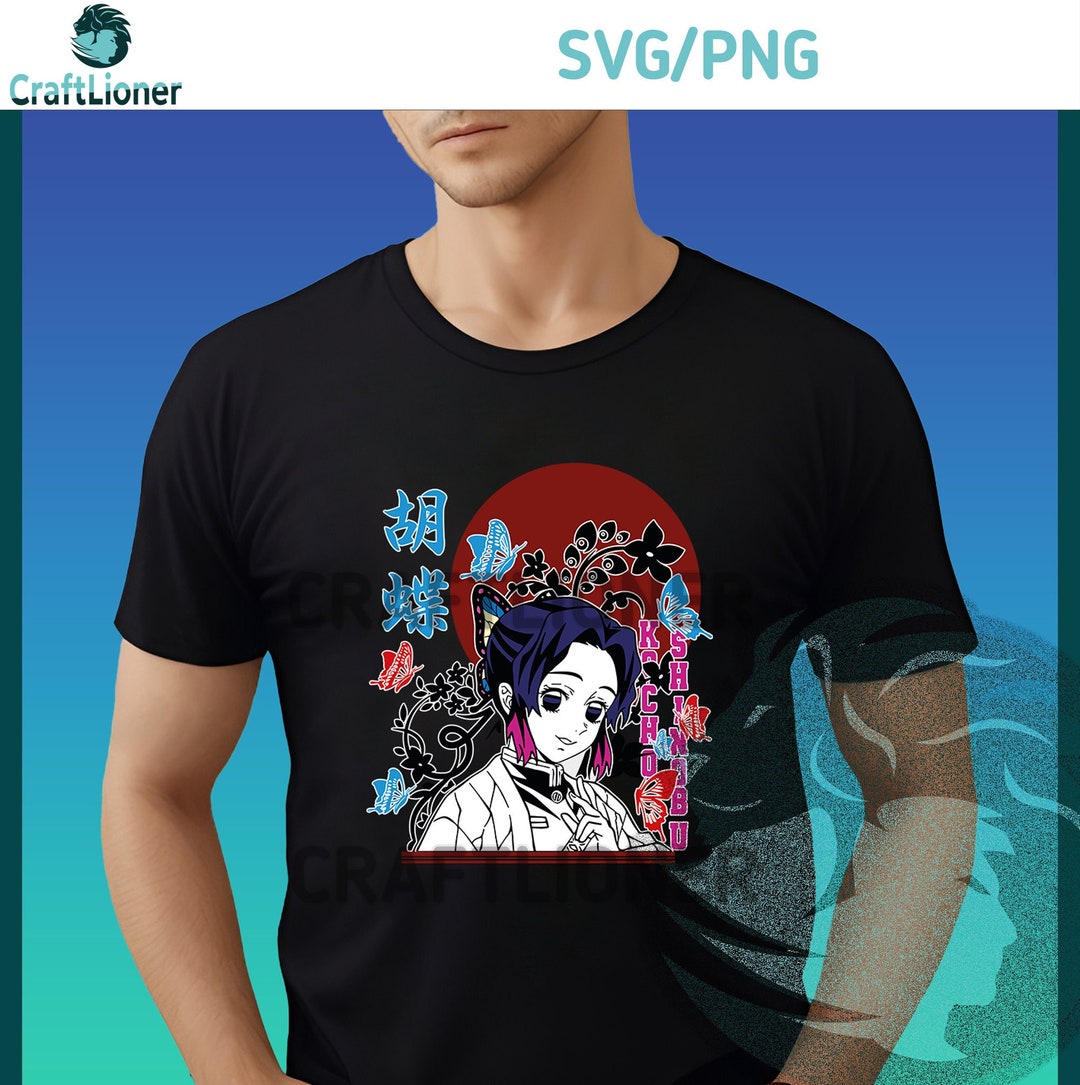 Anime Vector File Shinobu Kocho Svg Png Sublimation Design Etsy Australia