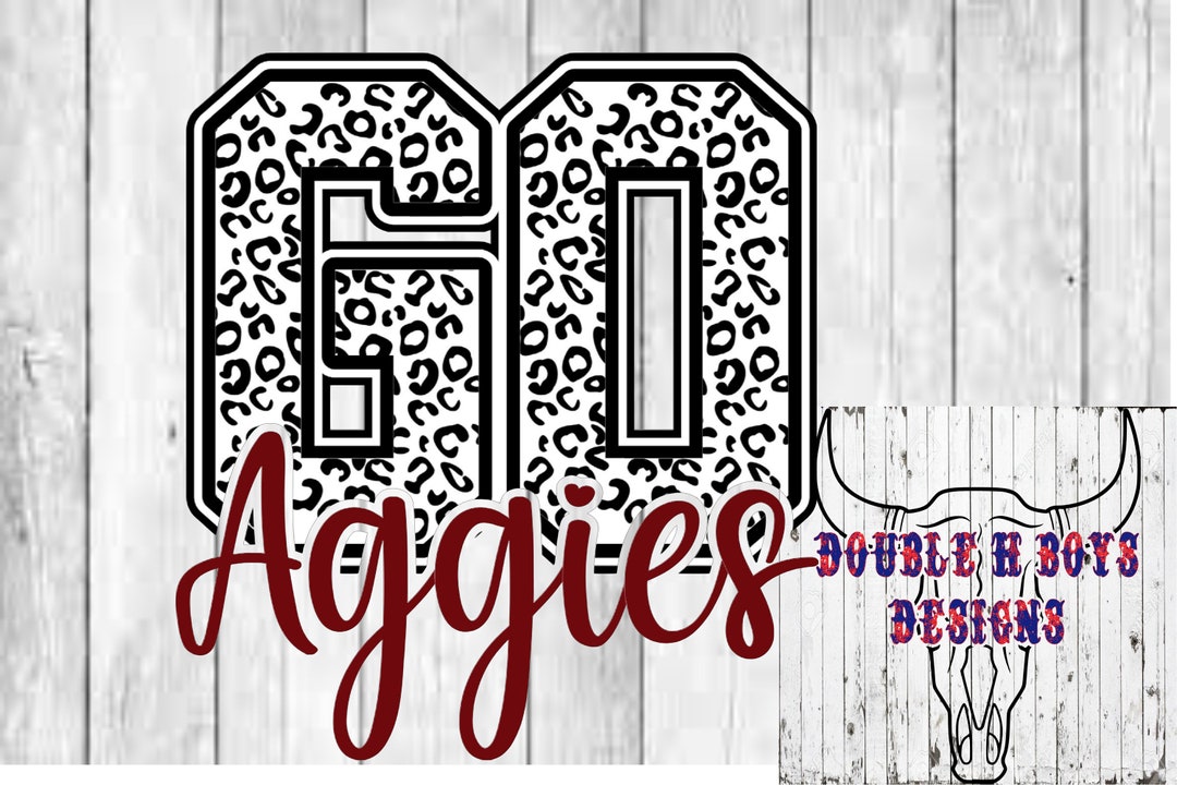 Go Aggies Cheetah Print Digital Download - Etsy