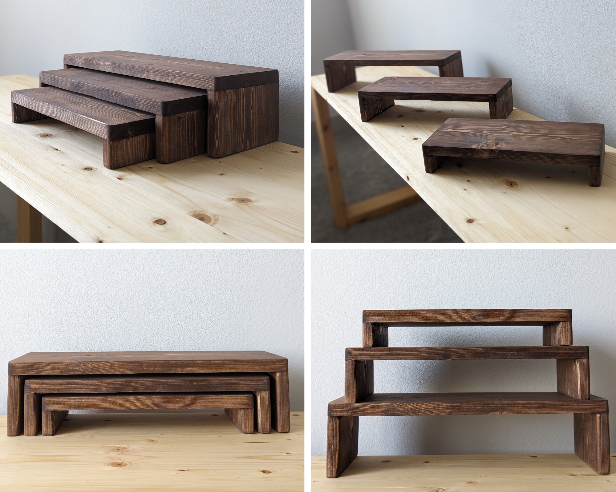 Wooden Risers For Display