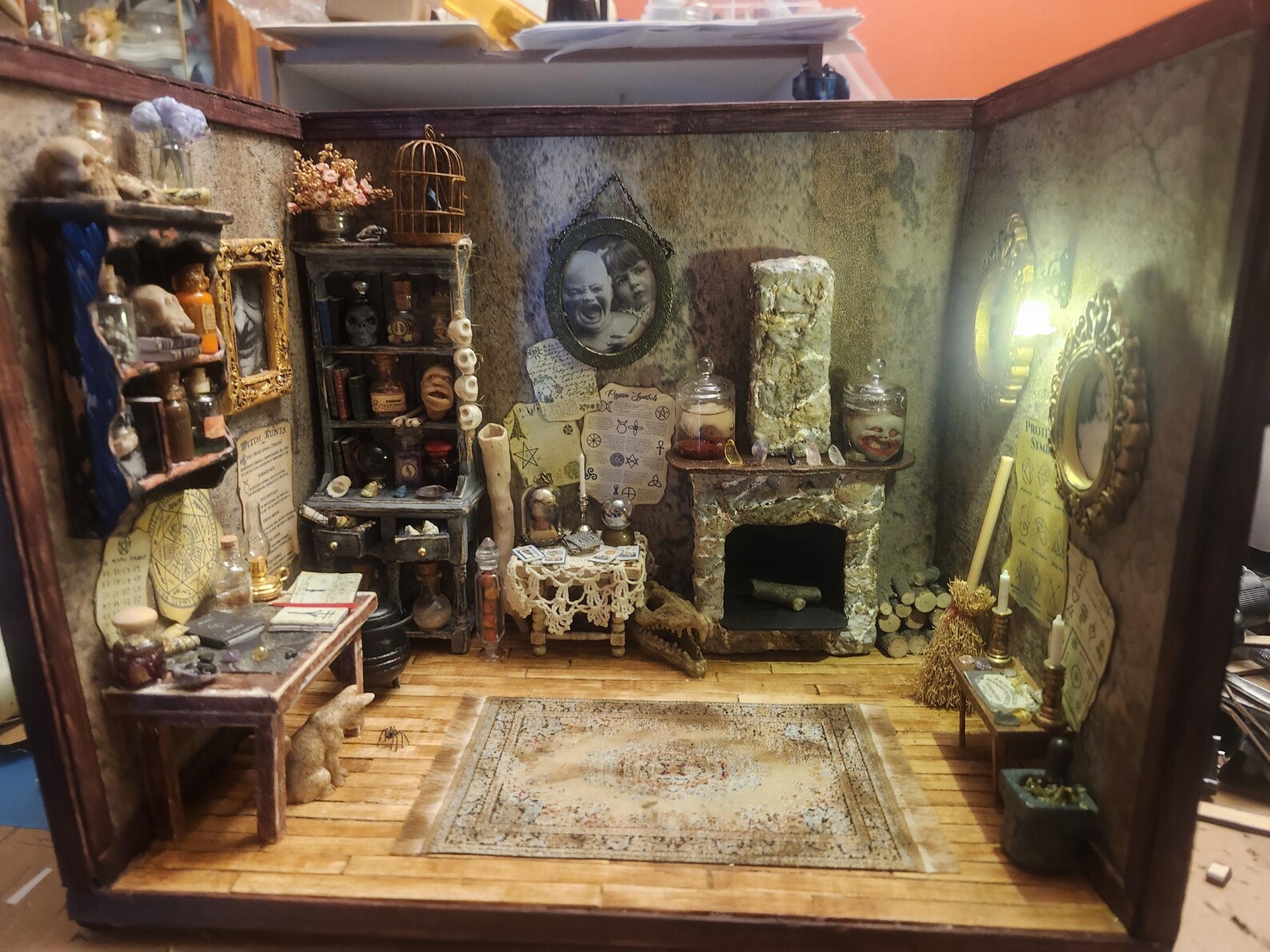 Creepy Witches Roombox With Light - Etsy