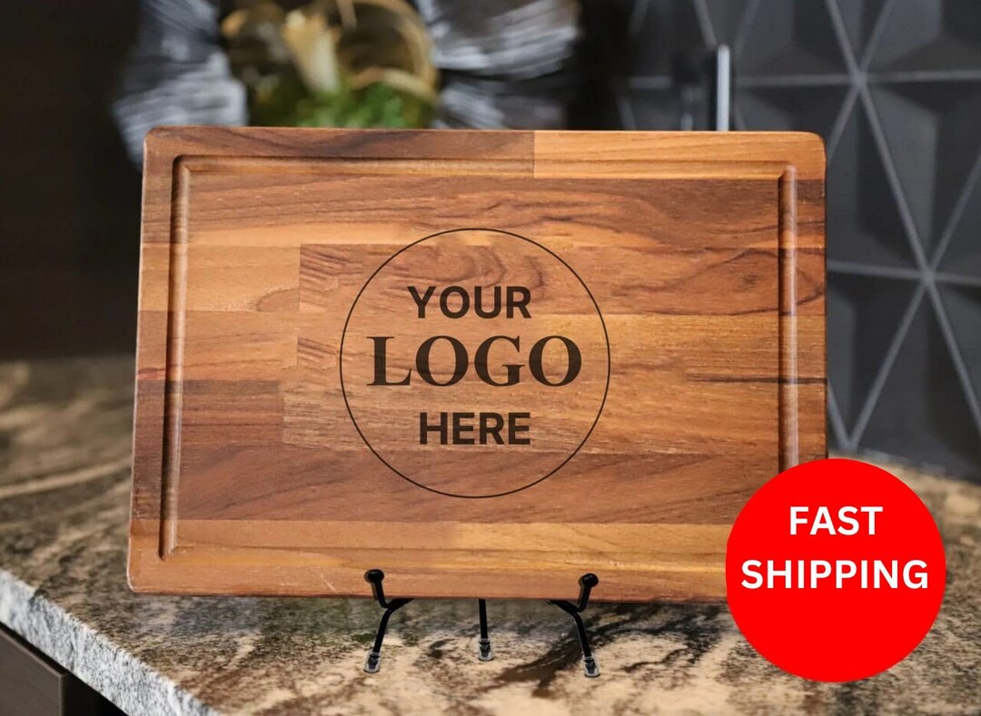 Engraved Logo Cutting Board, Custom Logo Cutting Board, Restaurant ...