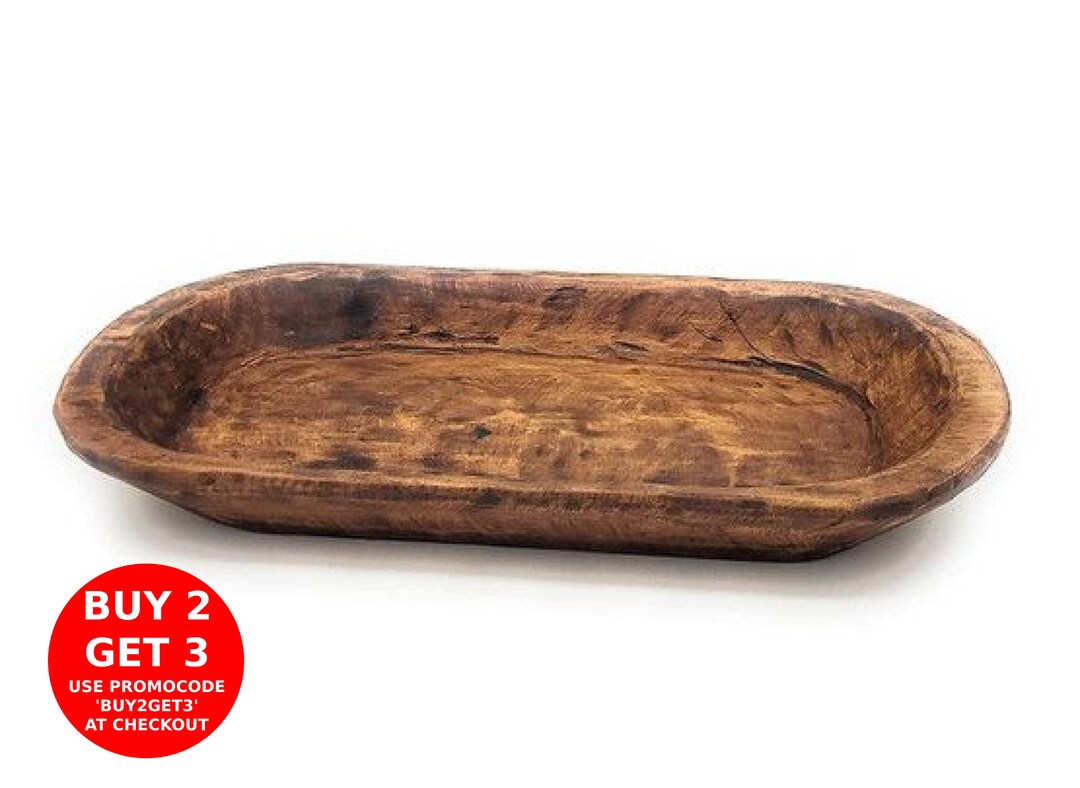 Large Dough Bowl / Large Bread Bowl / Dough Bowl Bread Bowl Medium Oval ...