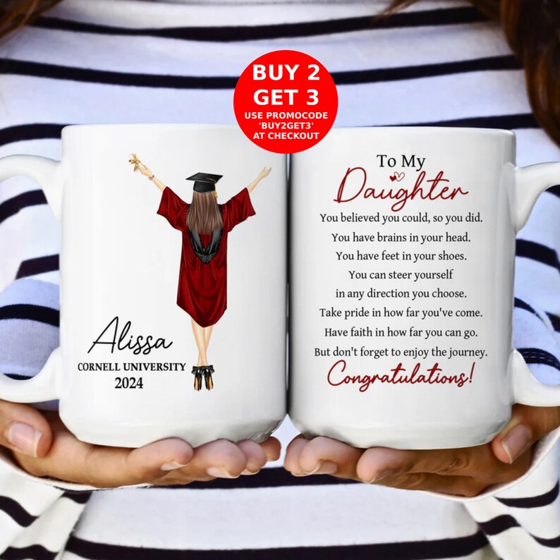Women Graduation Gift for Her Personalized 2024 Bachelor Degree ...