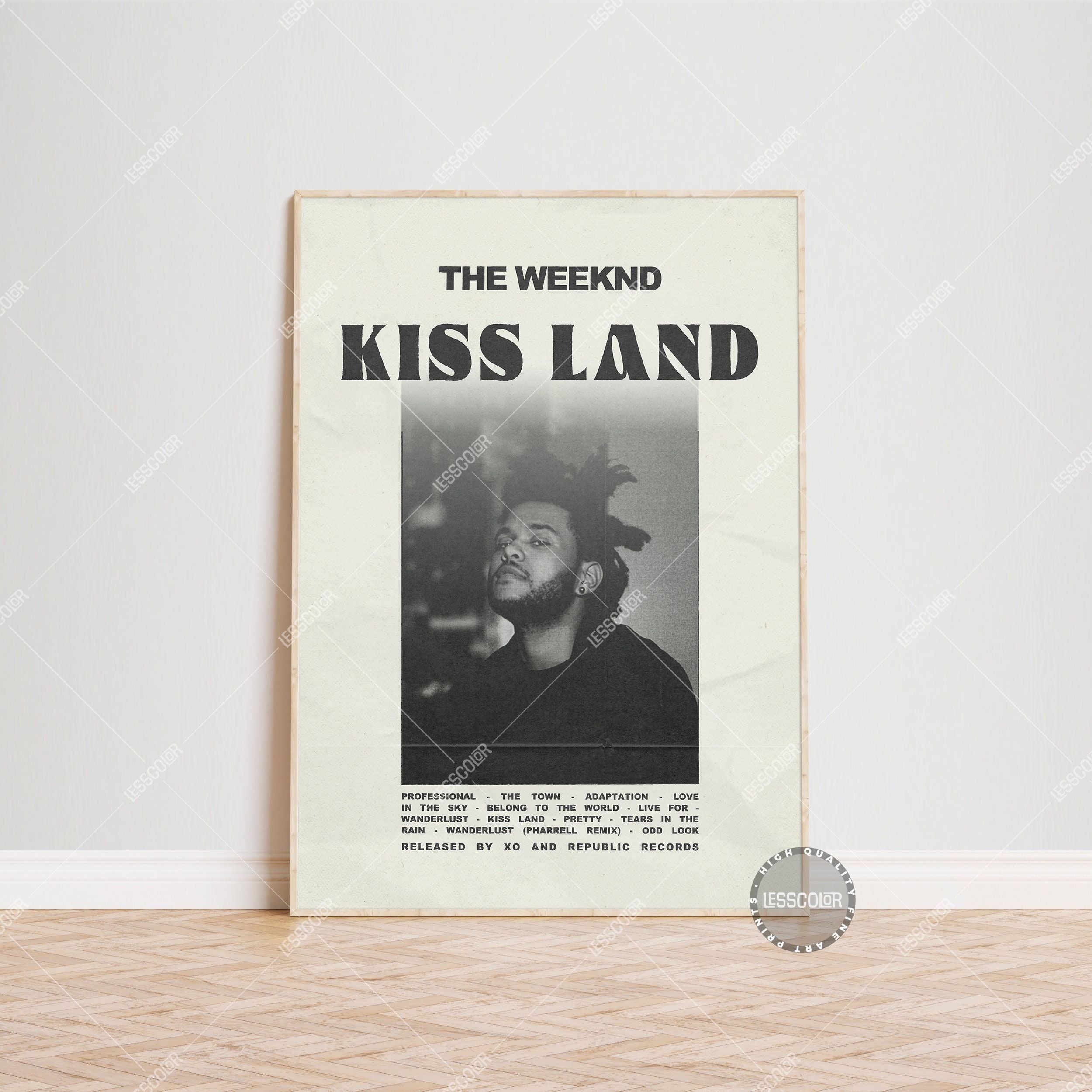 The Weeknd Posters / Kissland Poster / the Weeknd Album Cover - Etsy ...
