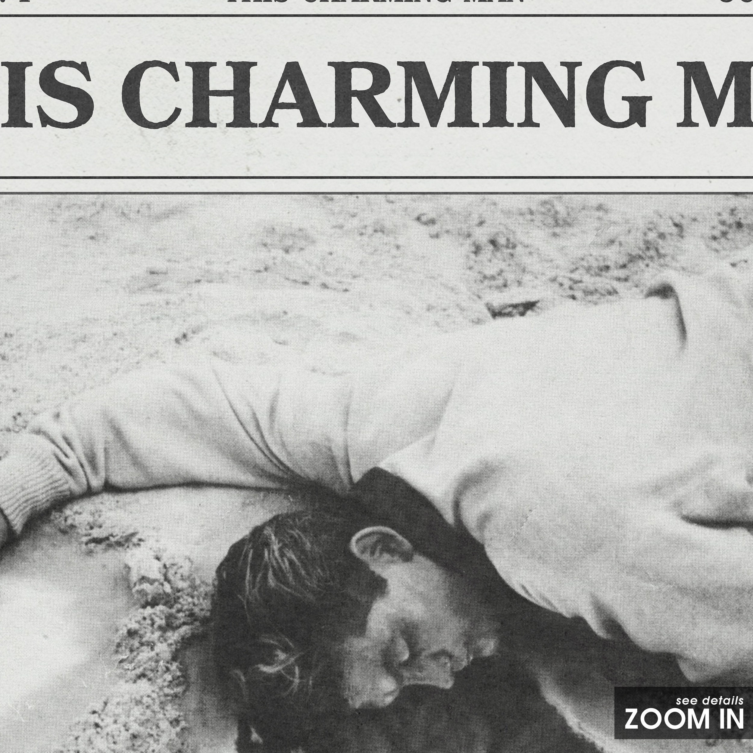 The Smiths Retro Newspaper Print, This Charming Man Poster, This ...