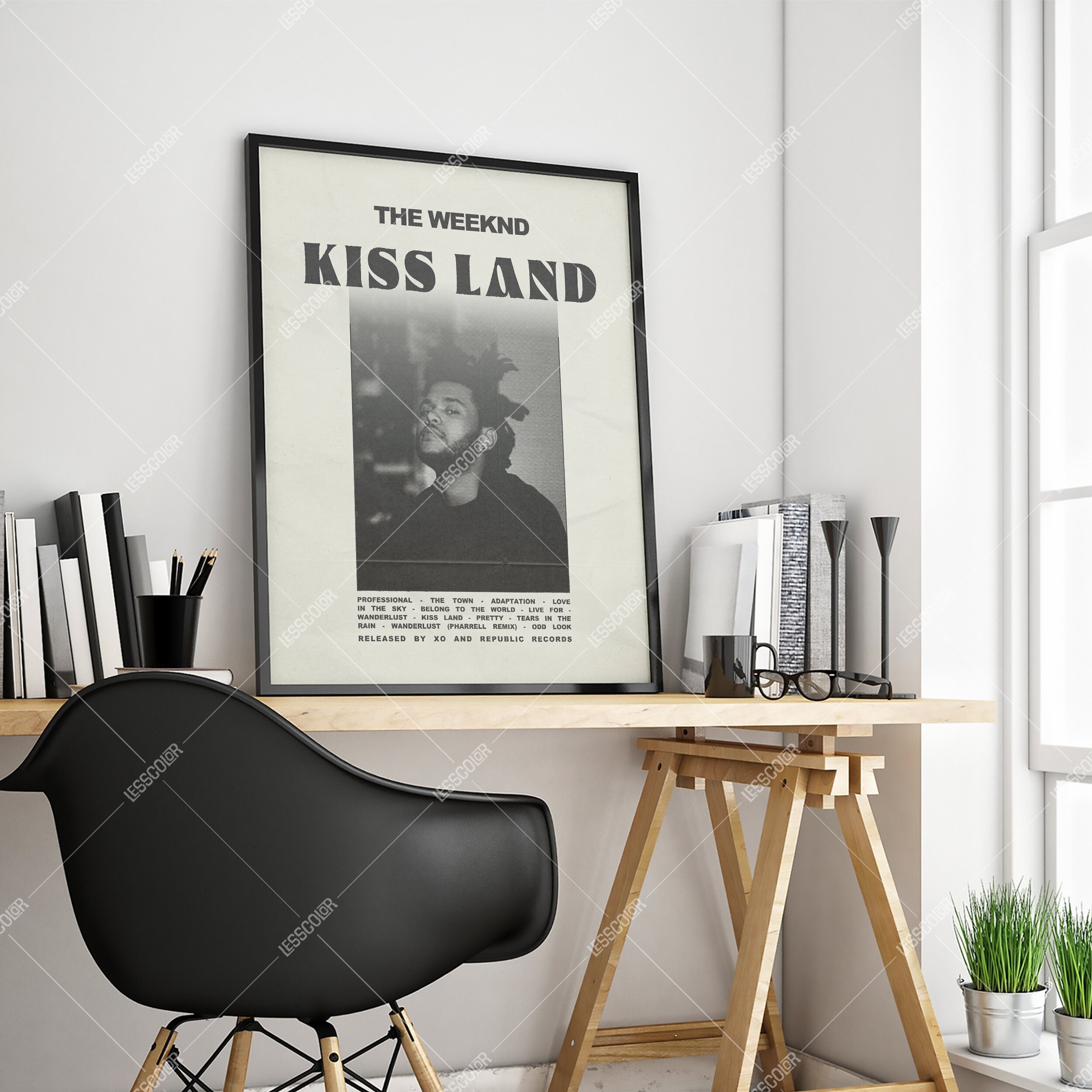 The Weeknd Posters / Kissland Poster / the Weeknd Album Cover - Etsy ...