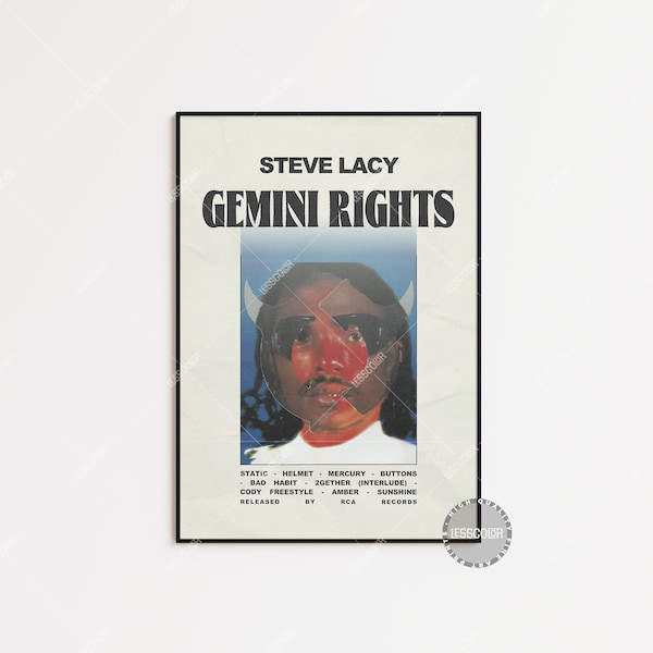Steve Lacy Album Cover - Etsy