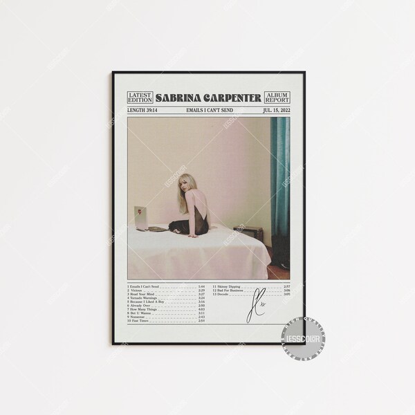 Signed Sabrina Carpenter - Etsy