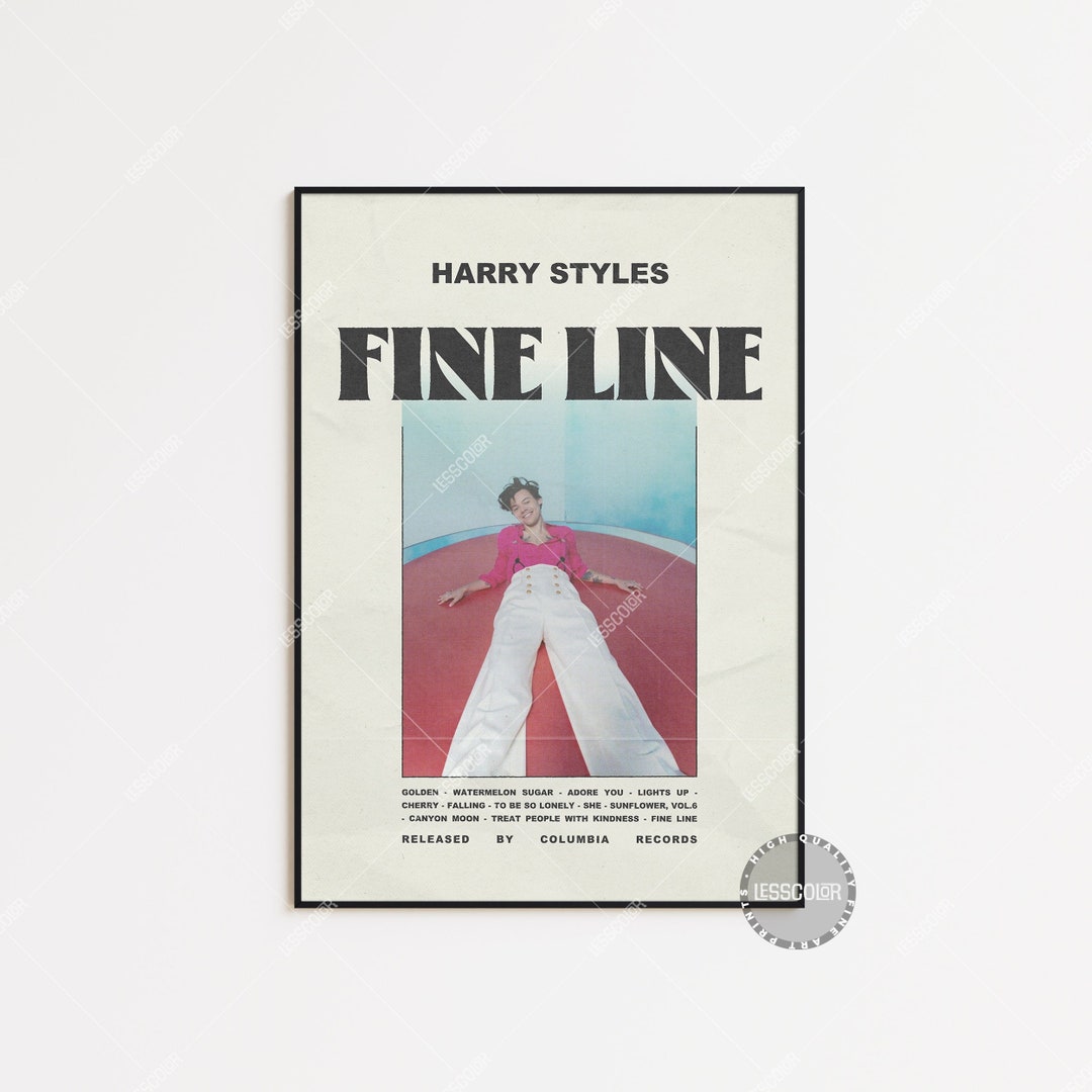 Harry Styles Poster / Fine Line Poster / Album Cover Poster / - Etsy