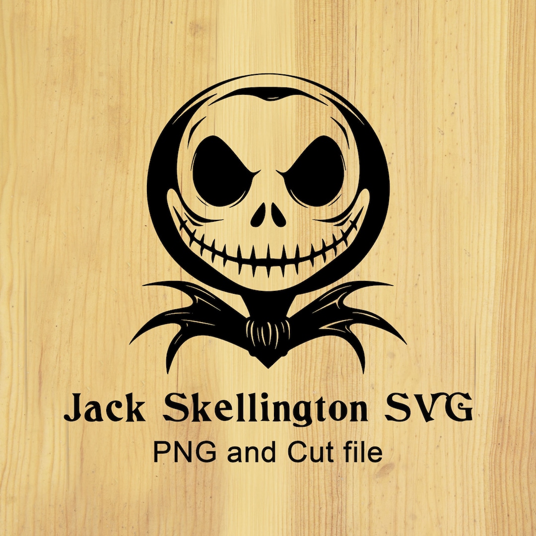 Jack Skellington Svg Jack Skellington Png Cut Files for Cricut, Cut ...