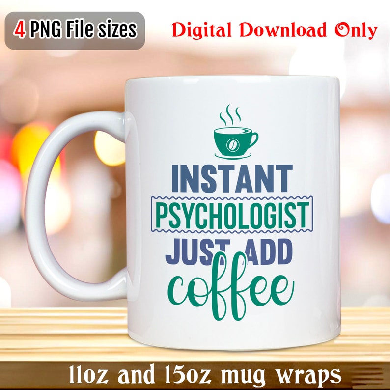 Psychologist Mug Wrap Png Trending Mugs Psychology Psychologist Gifts ...