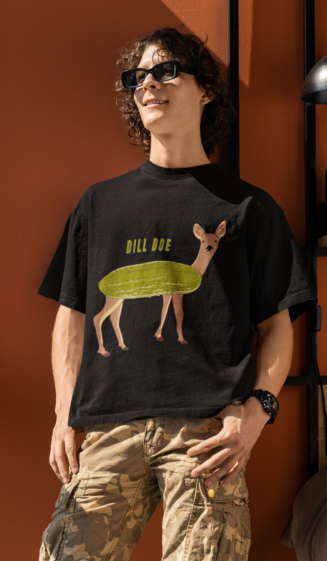 Dill Doe Tshirt Funny Pickle Deer Shirt,dill Pickle Shirt,dill Doe Tee ...