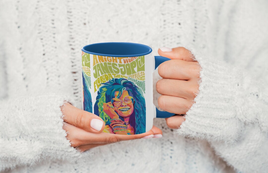 Janis Joplin Ceramic Mug can Be Personalized 11 Oz Coffee Mugs,janis ...