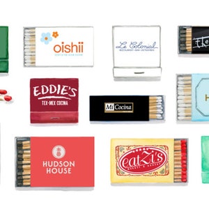 Personal Customized Digital Matchbook Print - Etsy