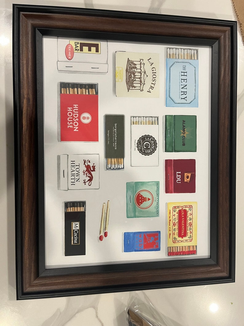 Personal Customized Digital Matchbook Print - Etsy